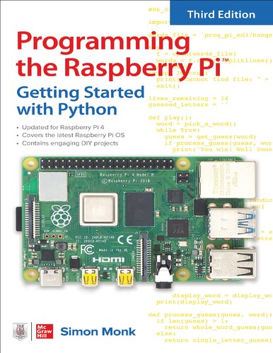 Programming The Raspberry Pi Third Edition Getting Started With Python Ebooks Basic