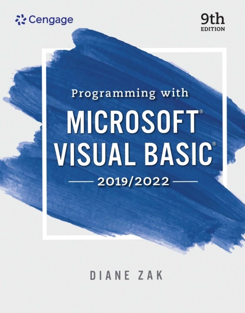 Programming With Microsoft Visual Basic 2019/2022 9th Edition – PDF ebook – Ebooks basic