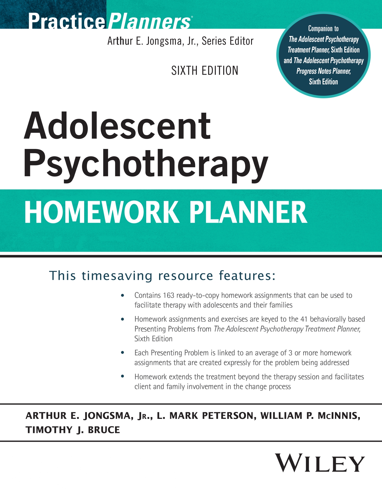 Adolescent Psychotherapy Homework Planner 6th Edition – PDF ebook – Ebooks basic